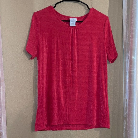 Jaclyn Smith Tops Jaclyn Smith Red Shirt Poshmark